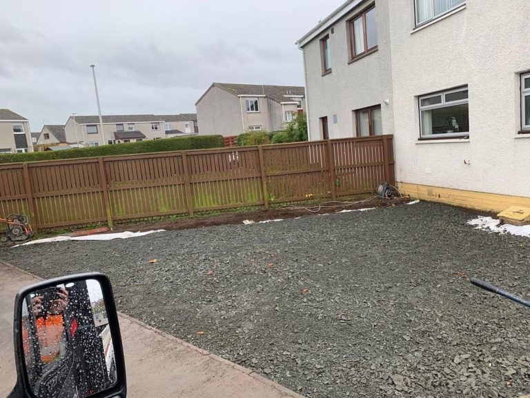 Convert Garden to Driveway- Kelso, Borders