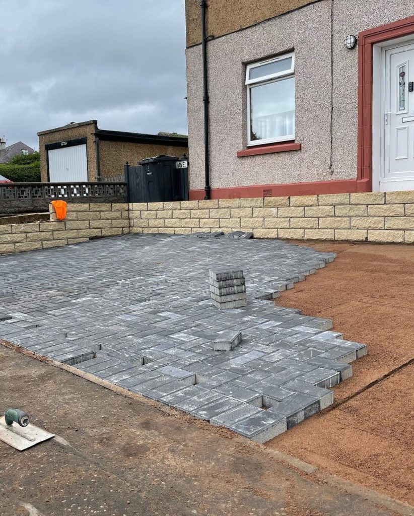 Mono Block Driveway & Wall Builders Edinburgh